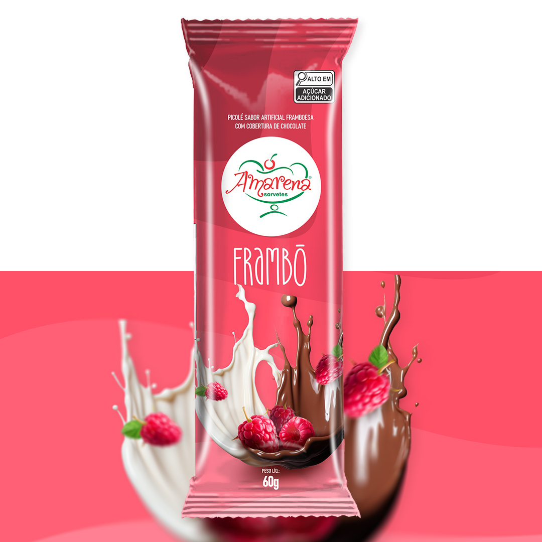 Picolé Frambô - Amarena Sorvetes